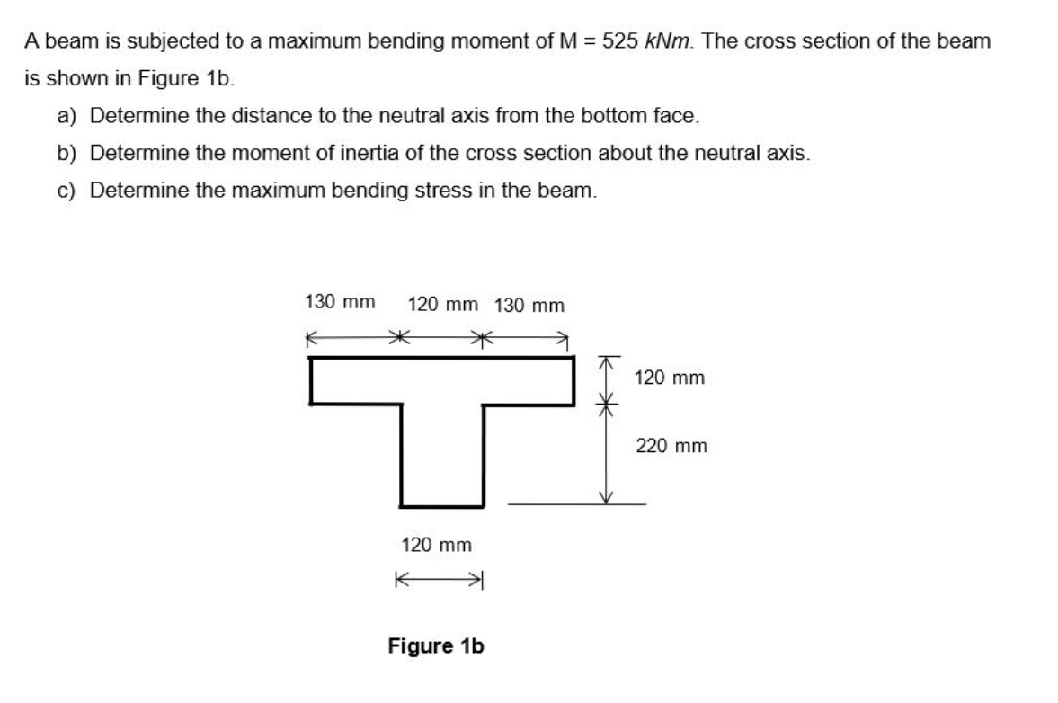 [Solved]: A beam is subjected to a maximum bending moment