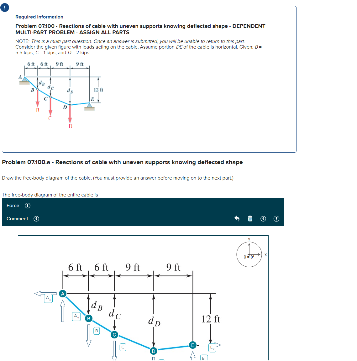 Solved Required informationProblem 07.100 - ﻿Reactions of | Chegg.com