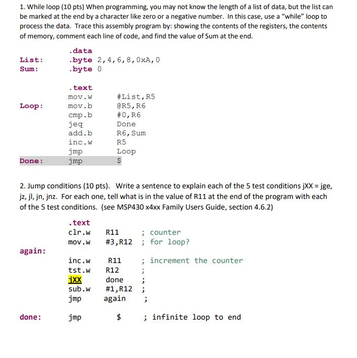 Solved 1 While Loop 10 Pts When Programming You May Not