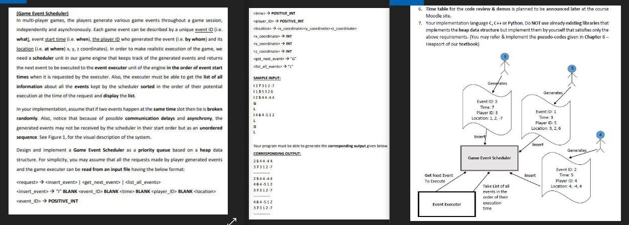 6. Time table for the code review & demos is planned | Chegg.com