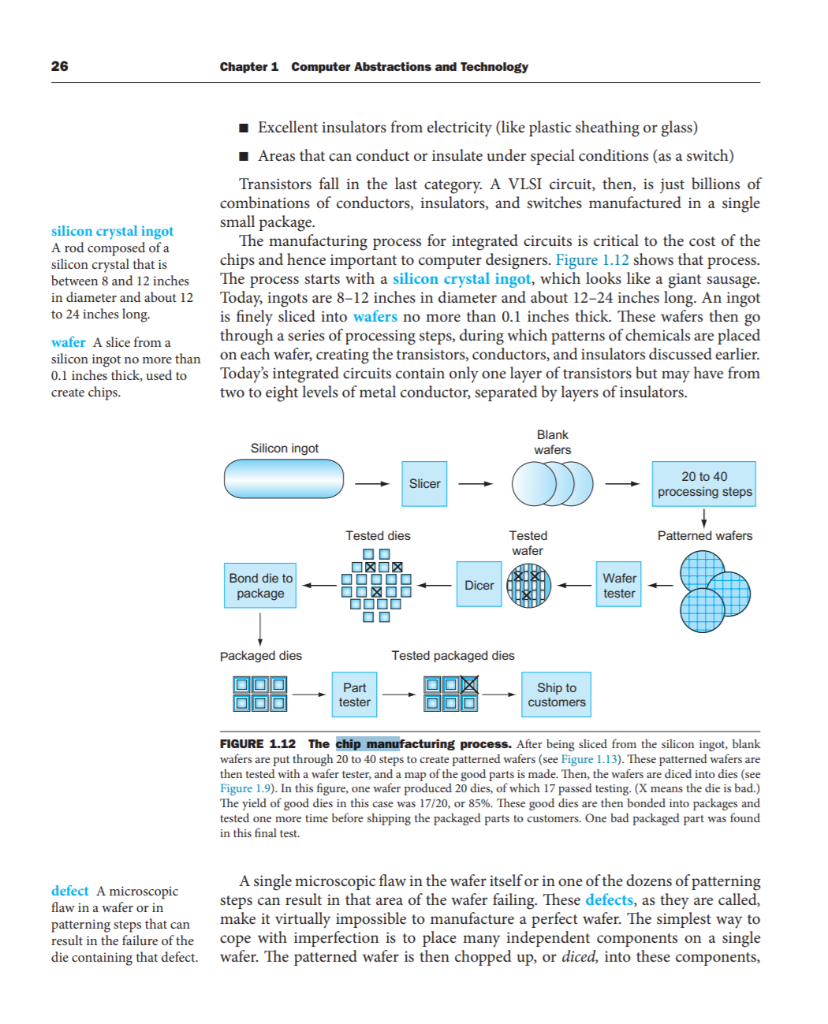 Solved 26 Chapter 1 Computer Abstractions and Technology | Chegg.com