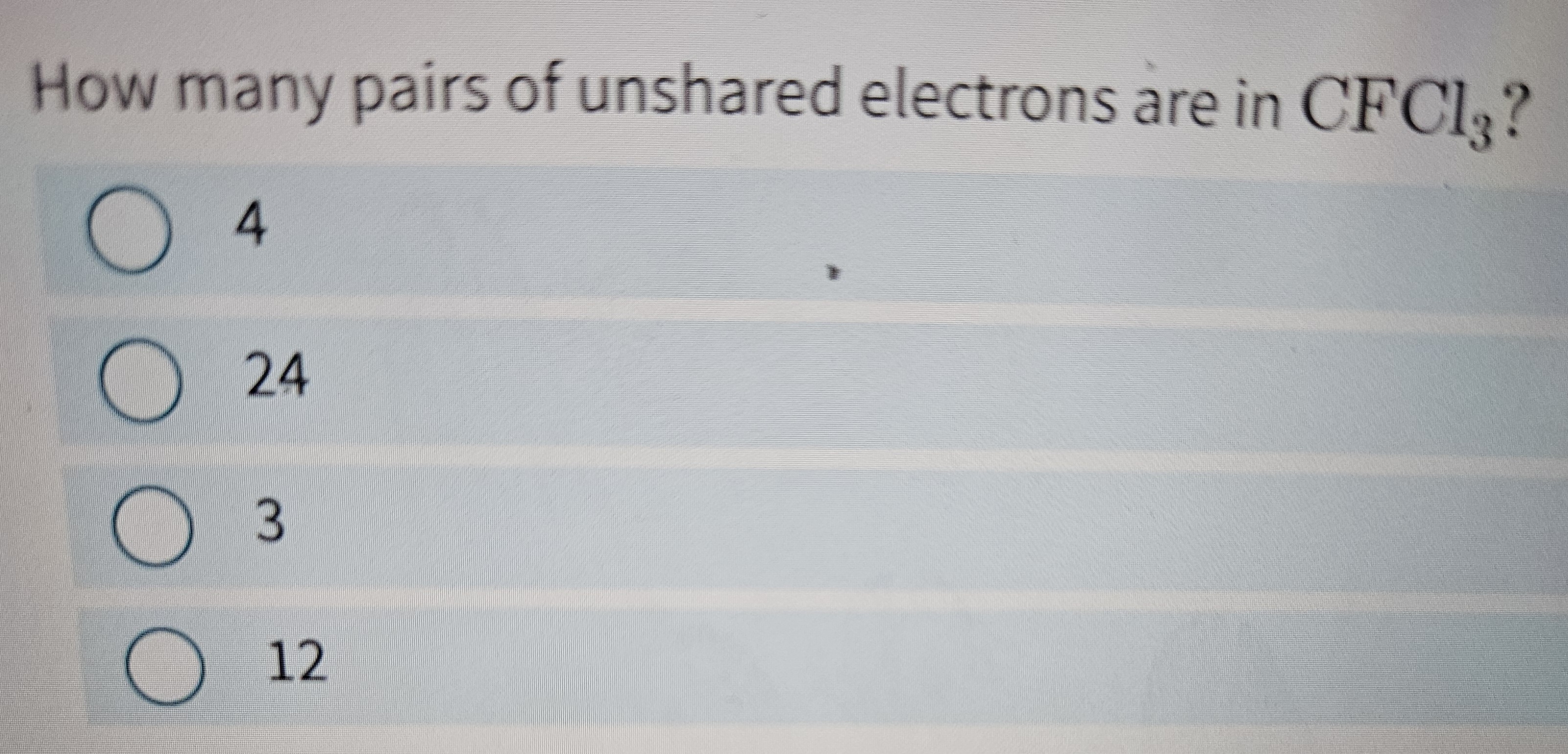 High Quality SOLUTION How many pairs of ﻿unshared electrons are | Chegg.com