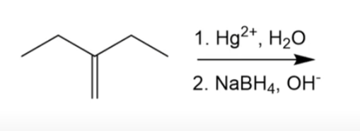 Solved 1. Hg2+,H2O 2. NaBH4,OH− | Chegg.com
