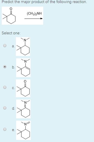 Solved Predict the major product of the following reaction. | Chegg.com