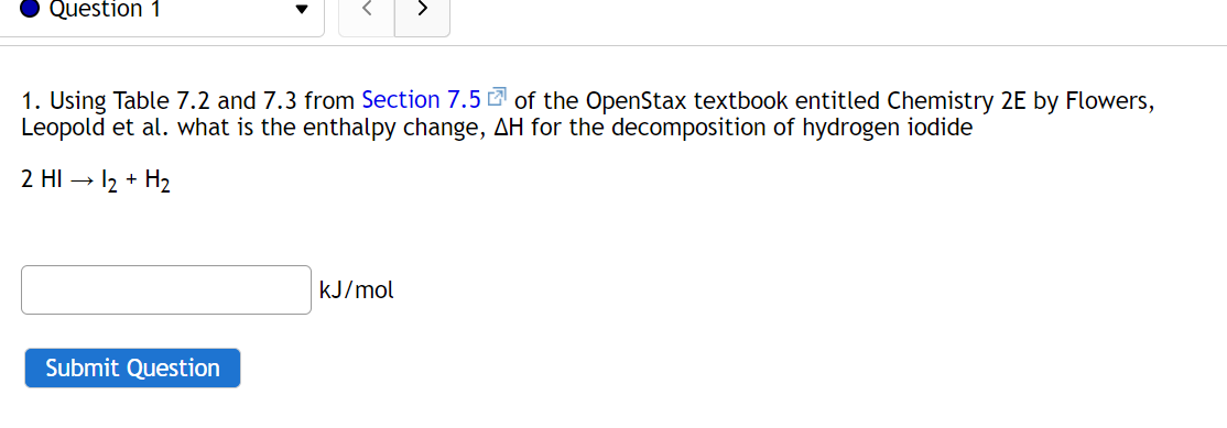 Solved Question 1 1. Using Table 7.2 and 7.3 from Section | Chegg.com