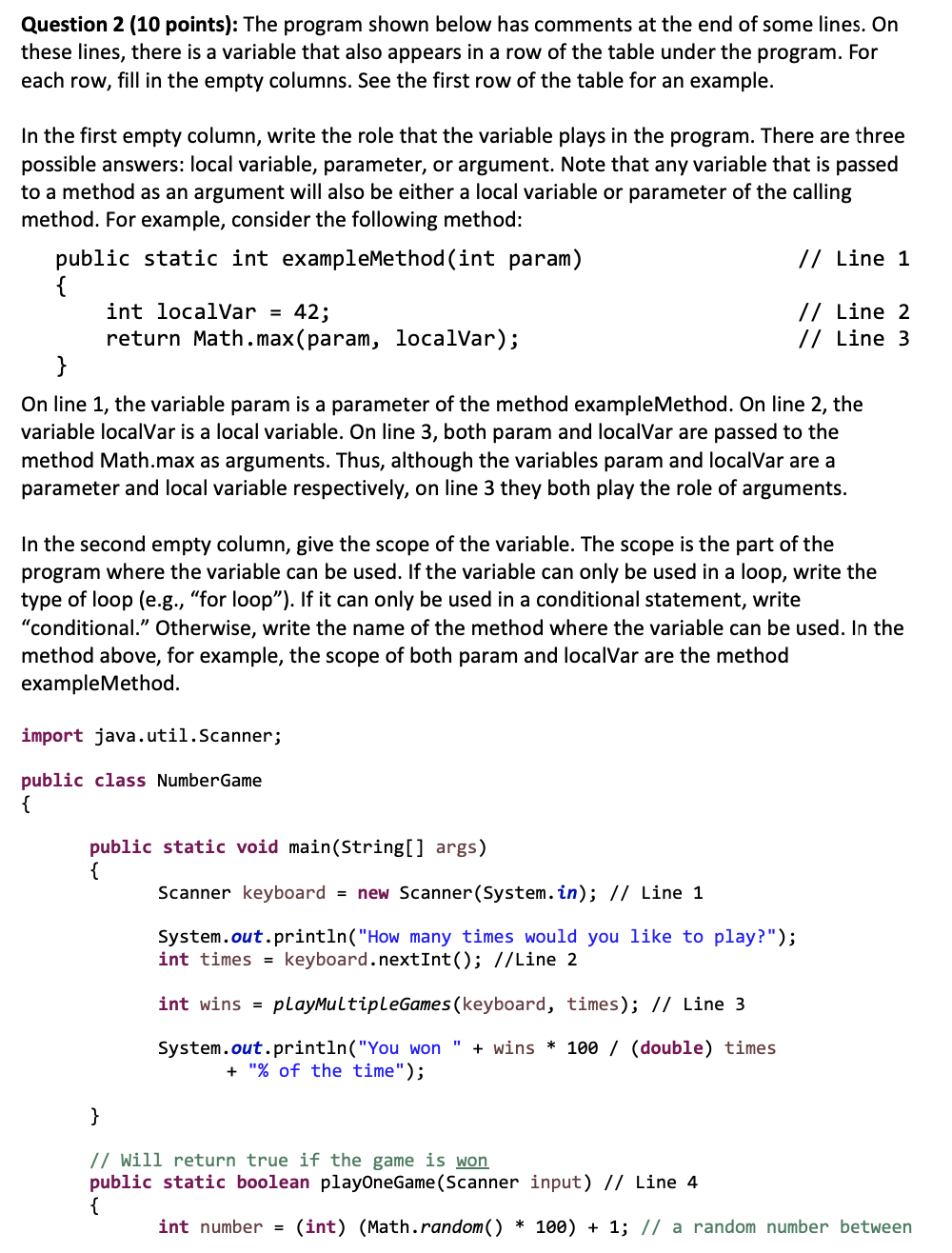 Solved Question 2 10 Points The Program Shown Below Has 7010
