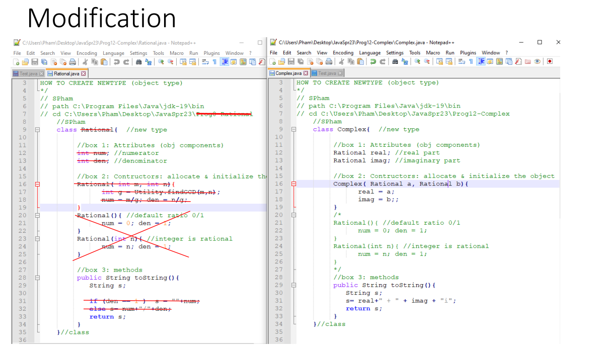 Solved Duplicate RationalModification File Edit Search View | Chegg.com