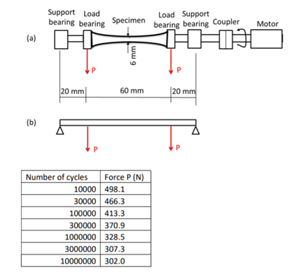 Solved A rotating bending test was performed to determine | Chegg.com