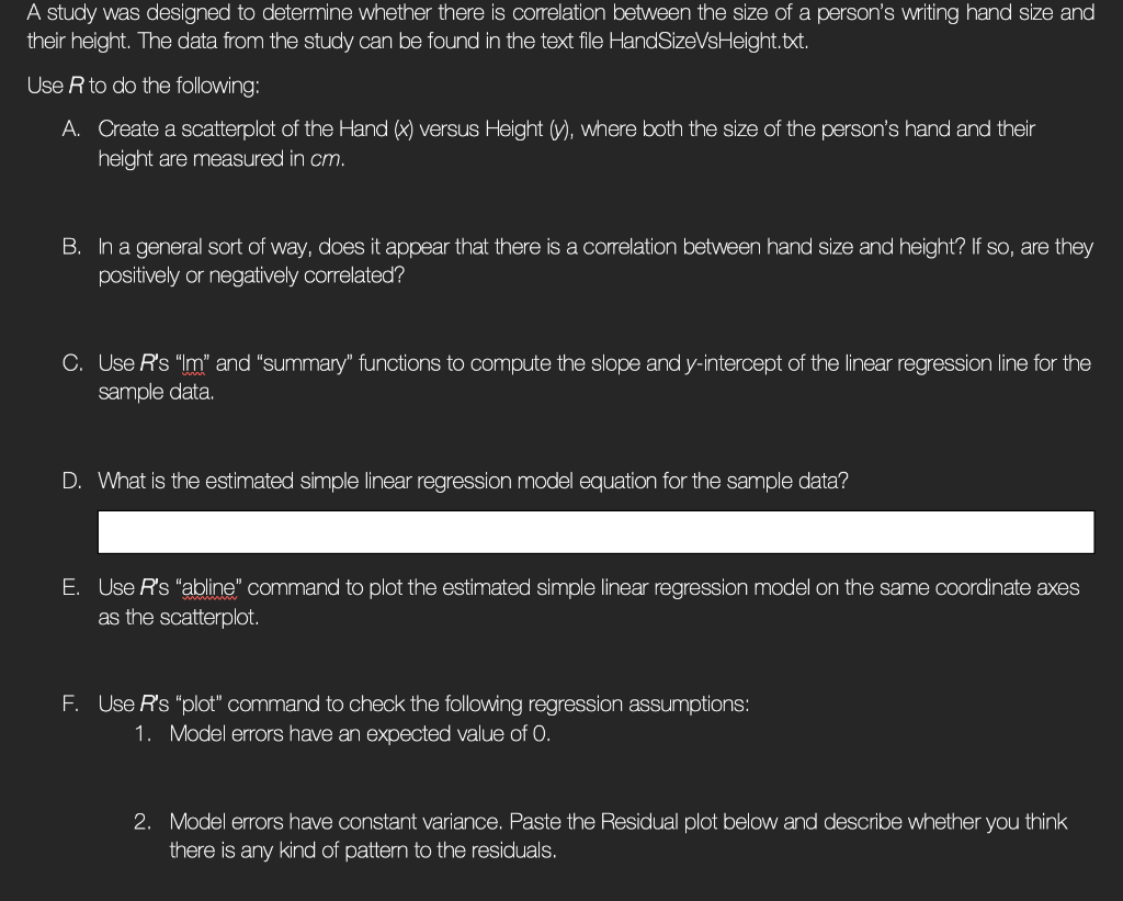 NEED HELP WITH THIS ONE BIG QUESTIONS. IT HAS A LOT | Chegg.com