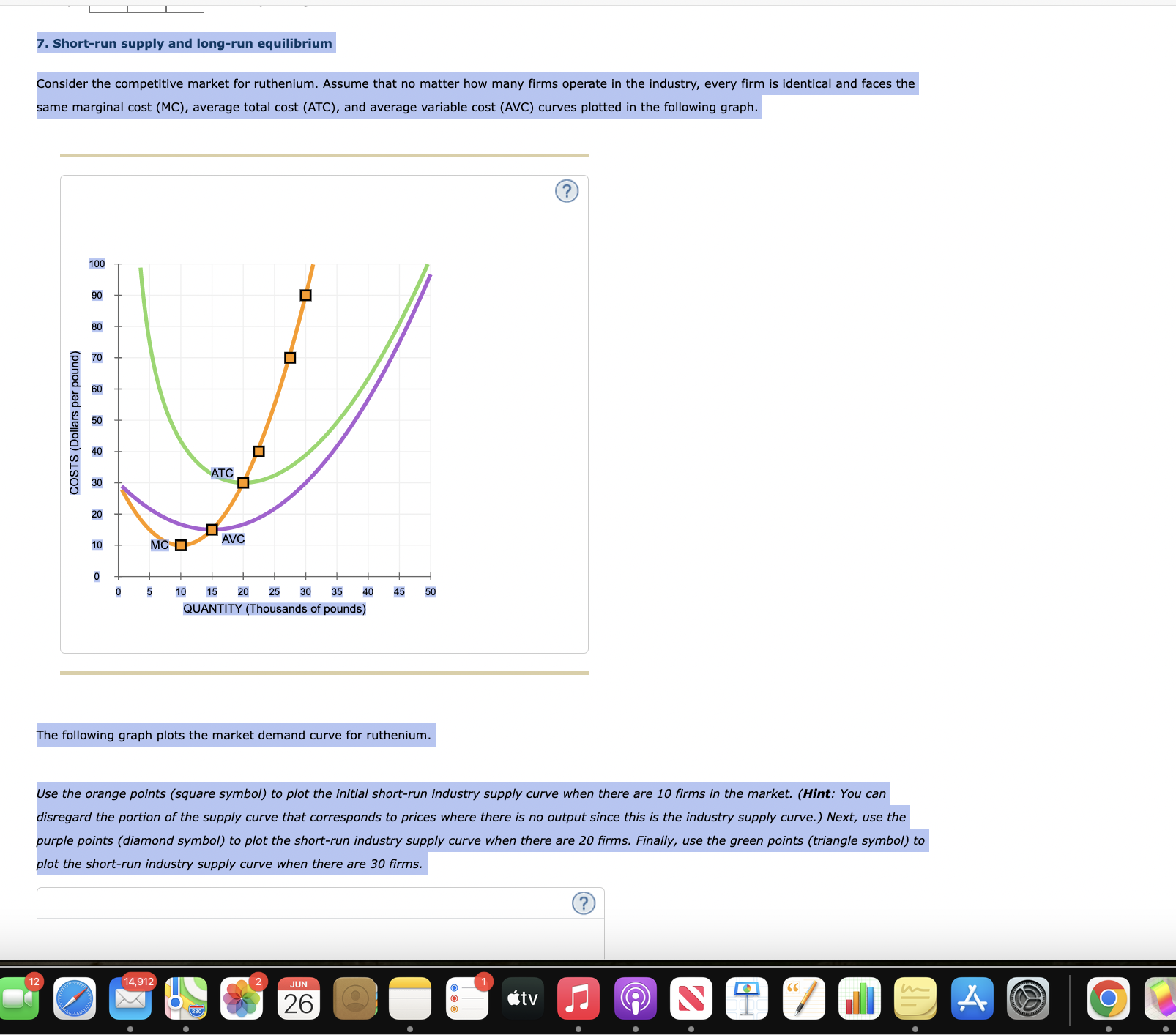 Solved Consider the competitive market for ruthenium. Assume | Chegg.com