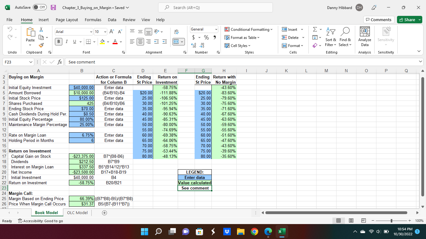 Use the attached spreadsheet to answer the following | Chegg.com