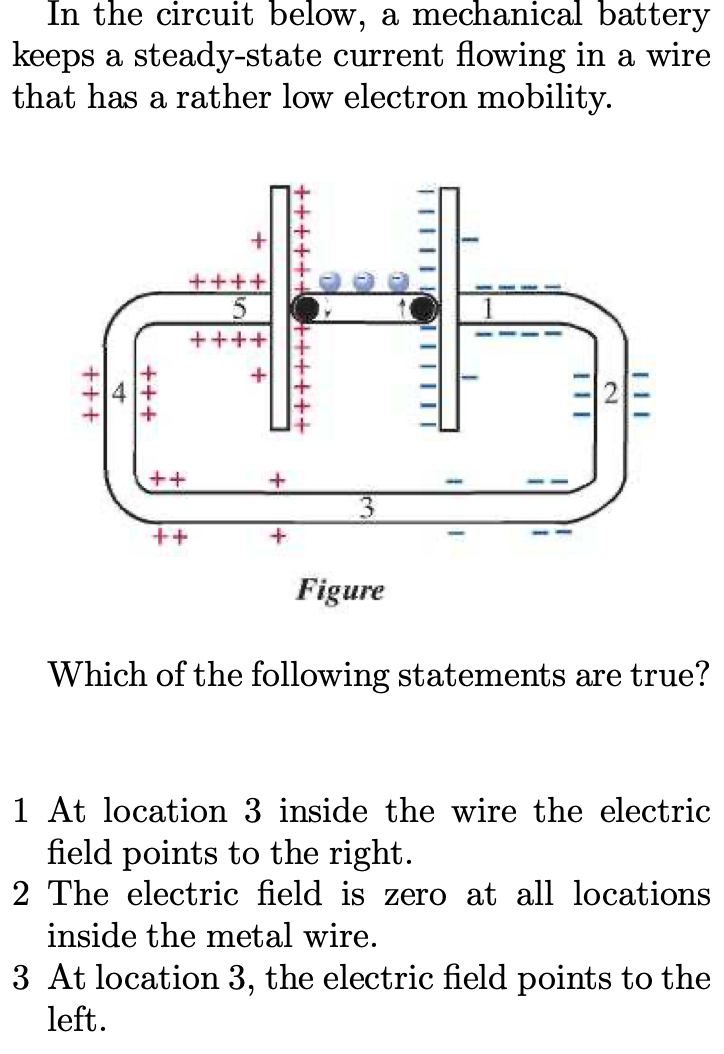 Solved In the circuit below, a mechanical battery keeps a | Chegg.com