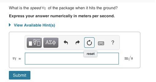 Solved l Review After a package is dropped from the plane, | Chegg.com