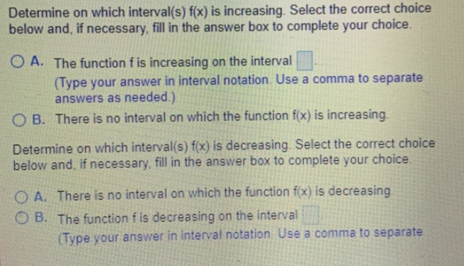 Solved Using a graphing calculator, estimate the interval on | Chegg.com