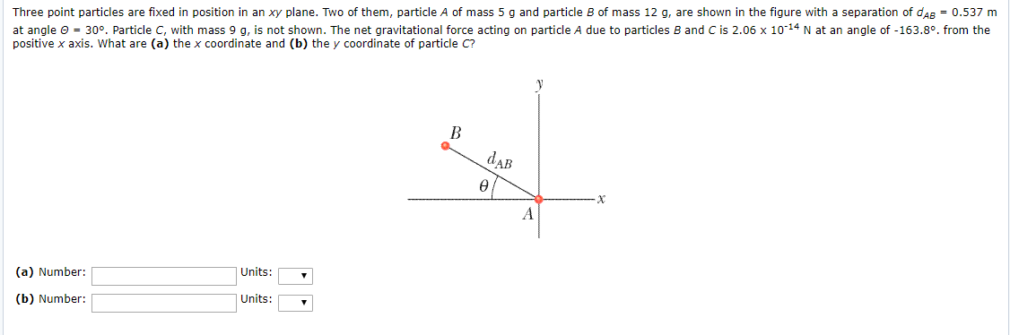Solved Three point particles are fixed in position in an xy | Chegg.com
