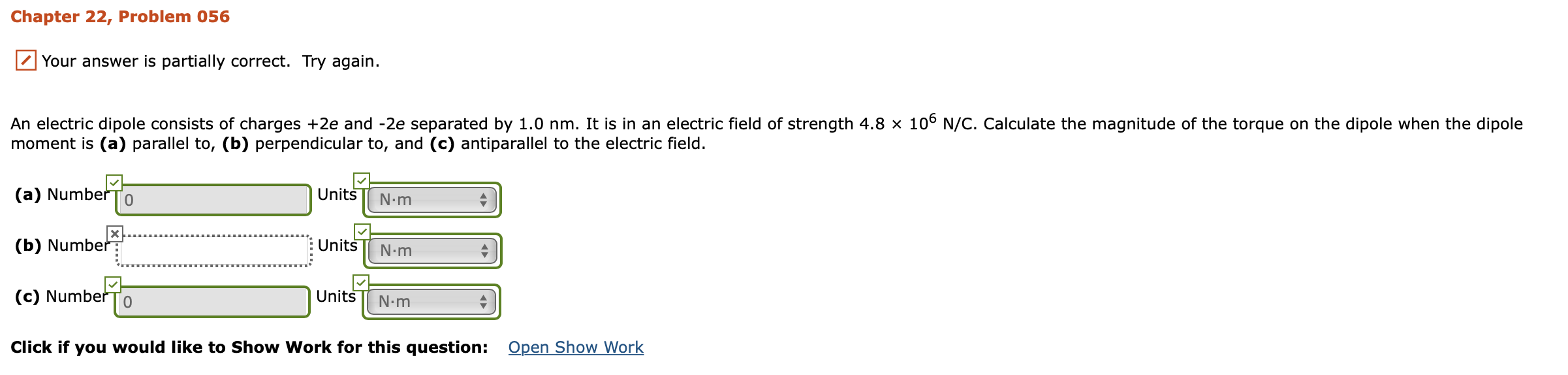 Solved I got 1.09x10^-22 but I am wrong. Tolerance for | Chegg.com