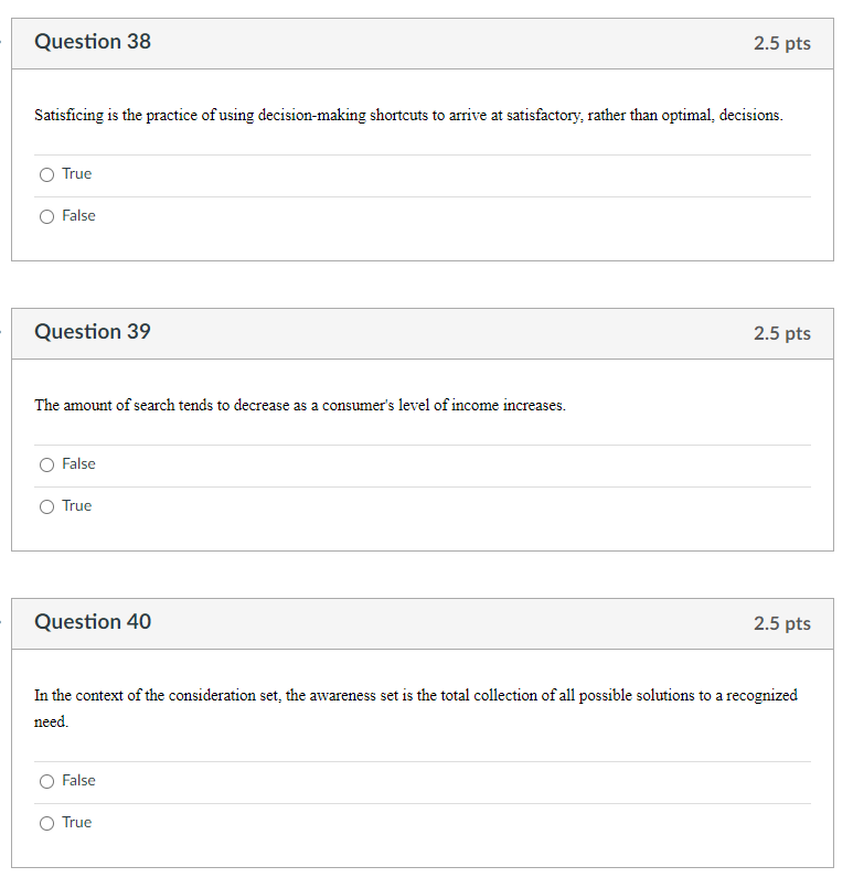 Solved Satisficing is the practice of using decision-making | Chegg.com