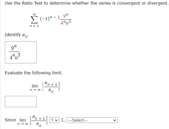 Solved Use the Ratio Test to determine whether the series is | Chegg.com