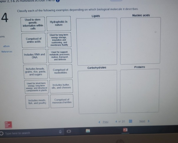 Solved apter 23 & 25 Homework 13 Uue 169 Classify each of | Chegg.com