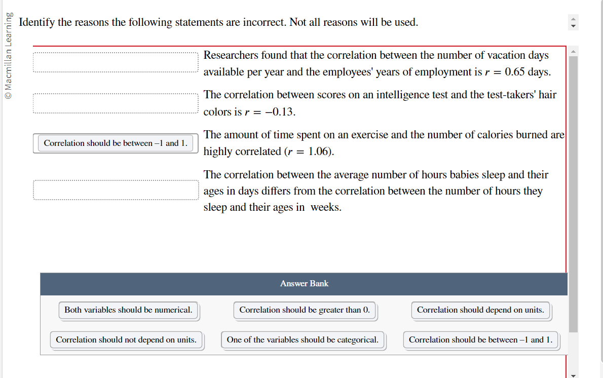 Solved Identify the reasons the following statements are | Chegg.com