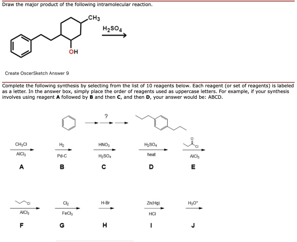 Solved Draw the major product of the following reaction. | Chegg.com