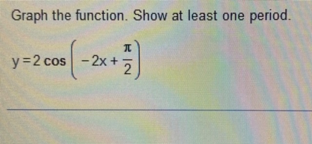 Solved Graph the function. Show at least one | Chegg.com