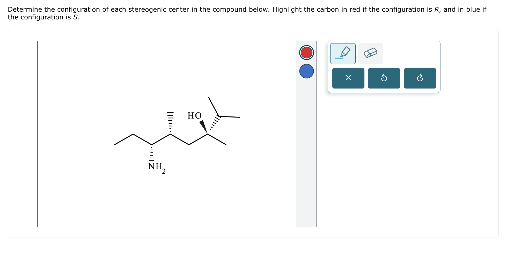 Solved Determine the configuration of each stereogenic | Chegg.com