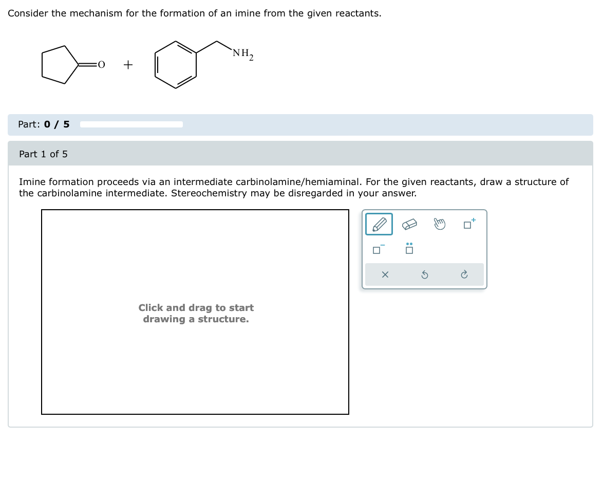 Solved Consider the mechanism for the formation of an imine | Chegg.com