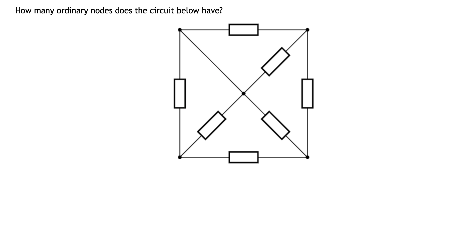 Solved How many distinct nodes does the circuit below | Chegg.com