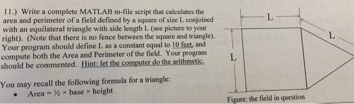 Solved 11.) Write a complete MATLAB m-file script that | Chegg.com