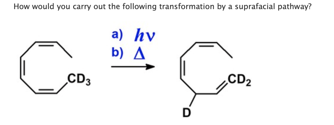 Solved How would you carry out the following transformation | Chegg.com