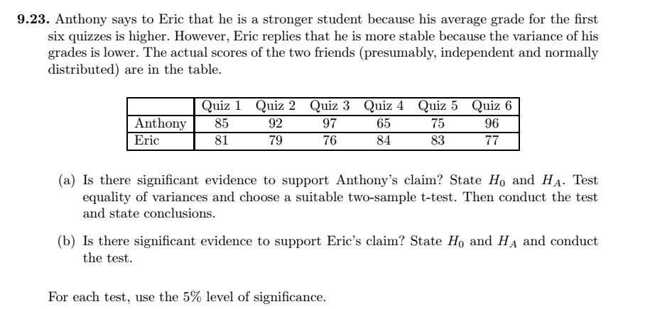 Solved Please show the hypotheses, observed test statistic, | Chegg.com
