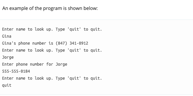 Solved A personal phone directory contains room for first | Chegg.com