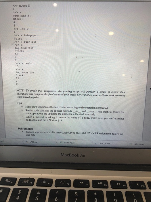 Solved 10 Pts In Class We Discussed The Abstract Data 7926
