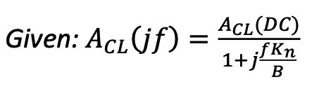Solved Use unity-gain frequency, B = 1MHz and slew rate, S = | Chegg.com