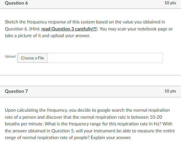 Sketch the frequency response of this system based on | Chegg.com