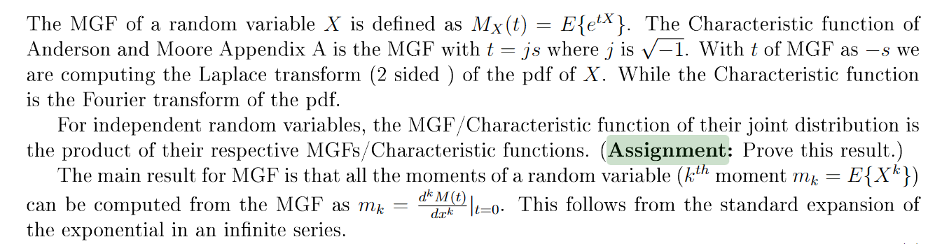 Solved The MGF of a random variable x ﻿is defined as | Chegg.com