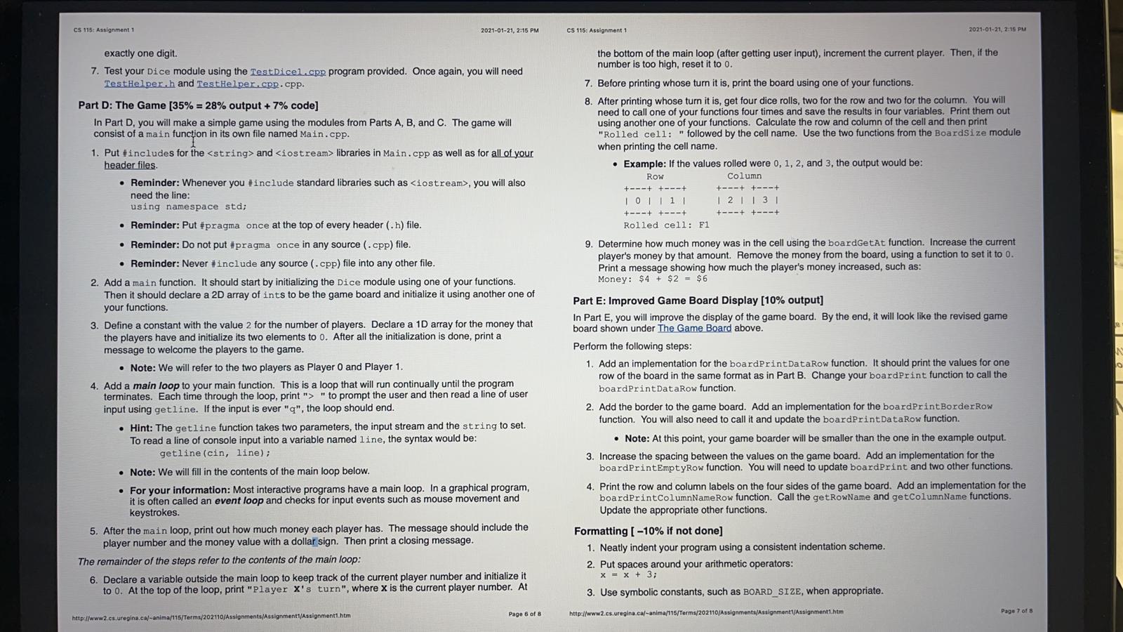 CS 115: Assignment 1 2021-01-21, 2:15 PM CS 115: | Chegg.com