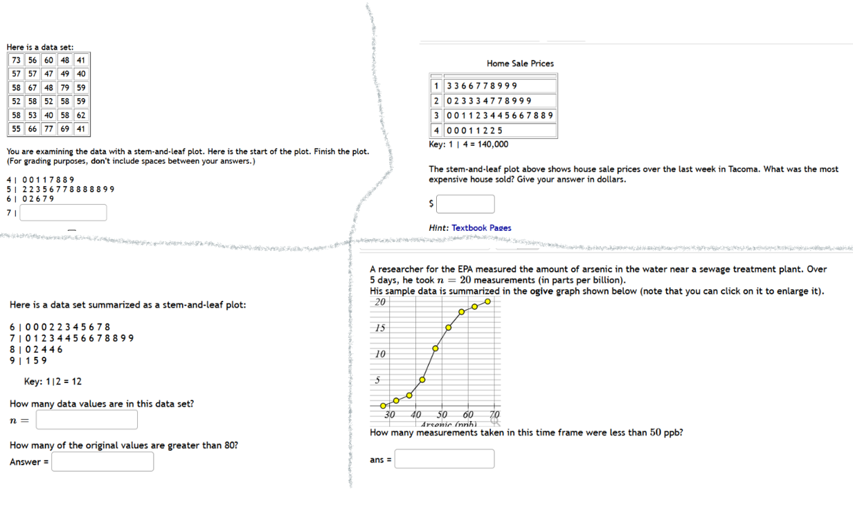 Solved Home Sale Prices How many data values are in this | Chegg.com