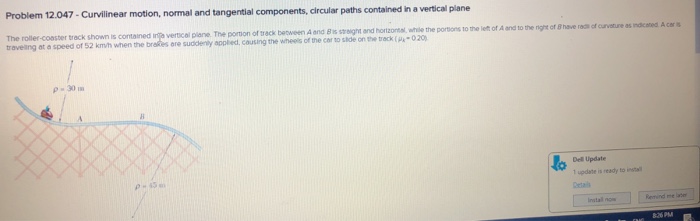 Solved 1. Determine the initial deceleration of the car if | Chegg.com