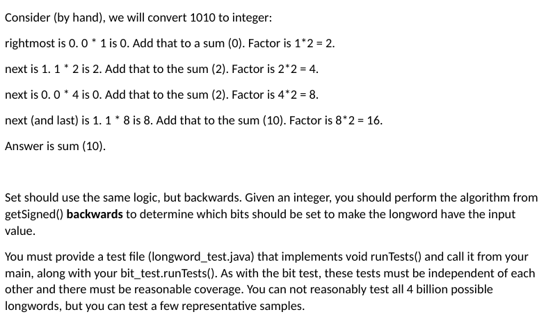 Solved Can somebody please help me implement this long Java | Chegg.com