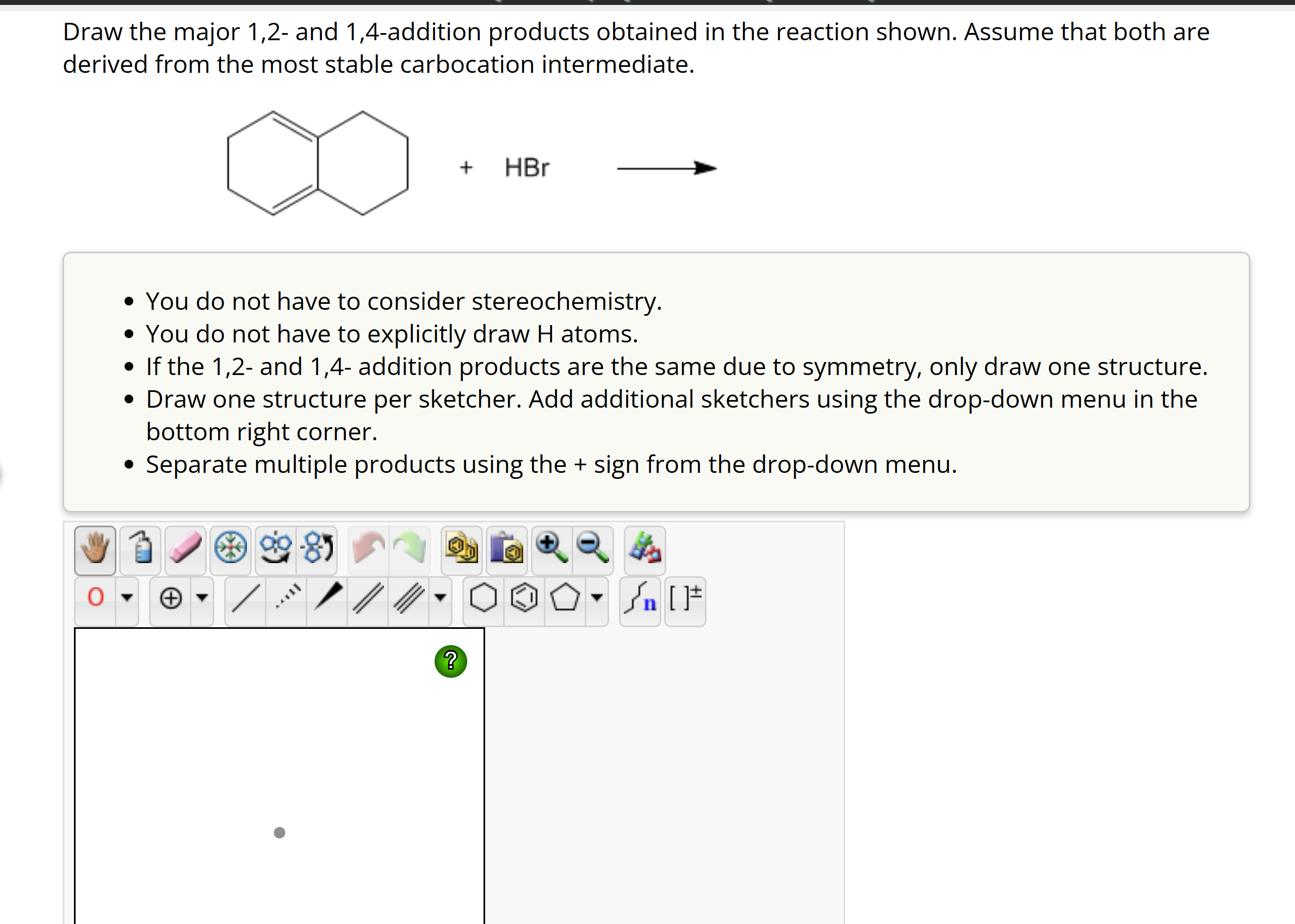 Solved Draw the major 1,2- ﻿and 1,4-addition products | Chegg.com