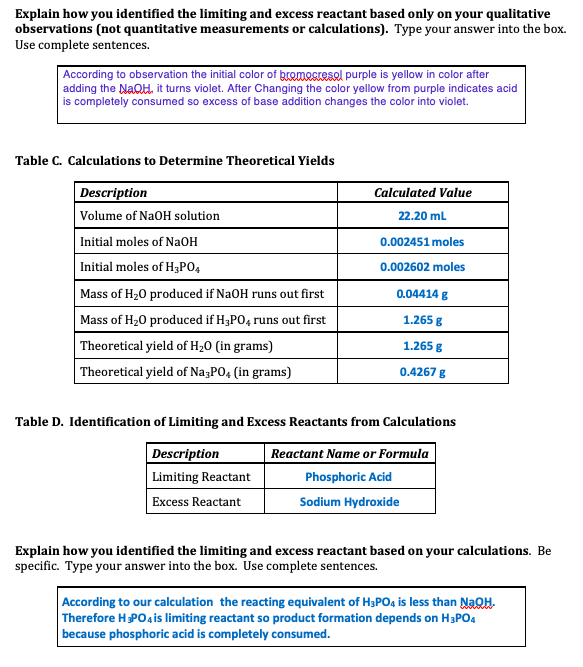 Solved Experiment #7 LIMITING REACTANT REPORT SHEET Name 1 | Chegg.com Solved Experiment #7 LIMITING REACTANT REPORT SHEET Name 1 | Chegg.com