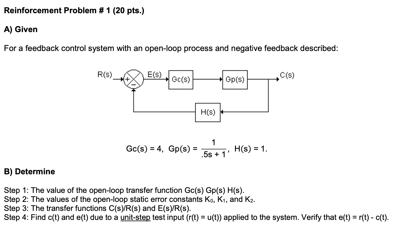 Solved Reinforcement Problem # 1 (20 pts.) A) Given For a | Chegg.com