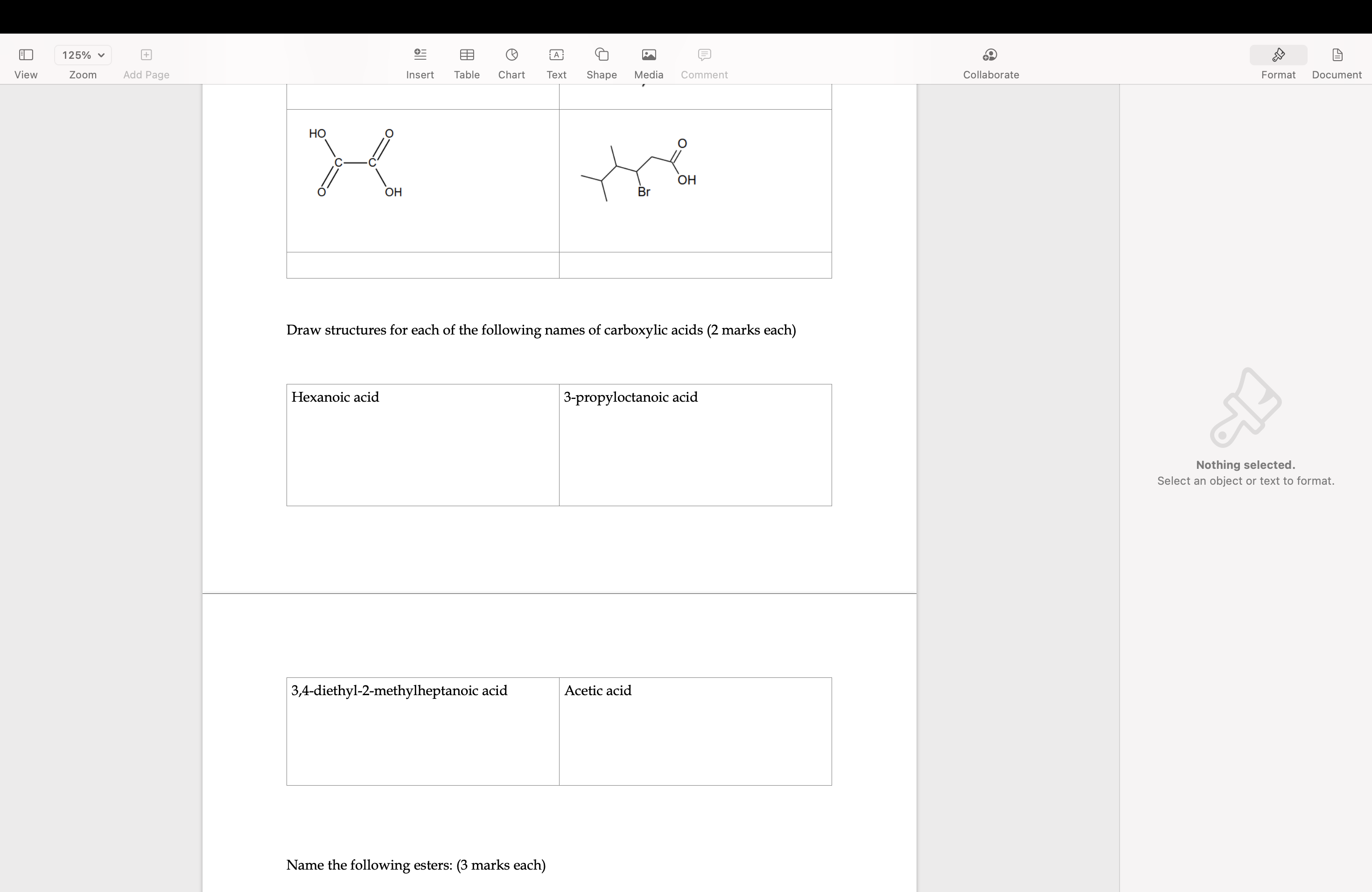 Solved name the carboxylic acids and also draw structures | Chegg.com