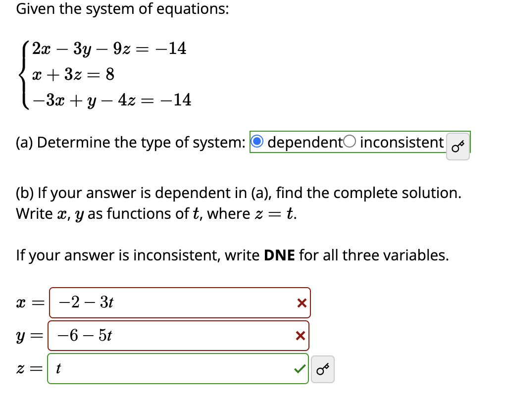 Solved Given the system of | Chegg.com