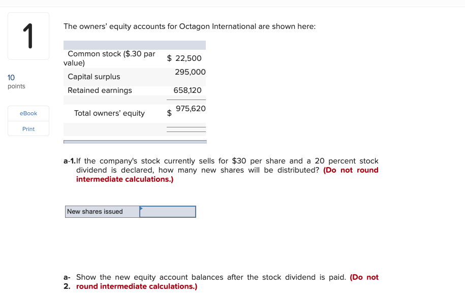 Solved The owners' equity accounts for Octagon International | Chegg.com