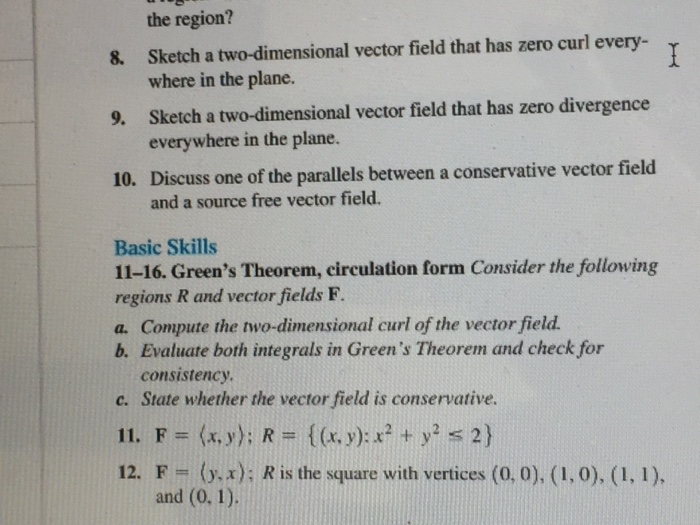 Solved 8. Sketch a two-dimensional vector field that has | Chegg.com