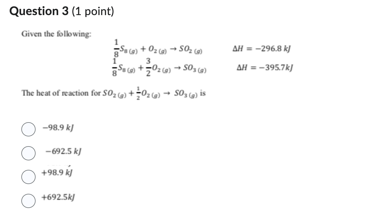 Solved code class="asciimath">Question 3 (1 ﻿point) ﻿Given | Chegg.com