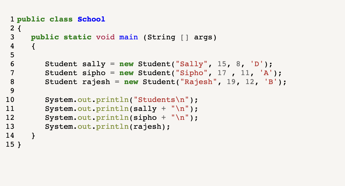 Solved - Create two classes named Teacher and Secretary. | Chegg.com